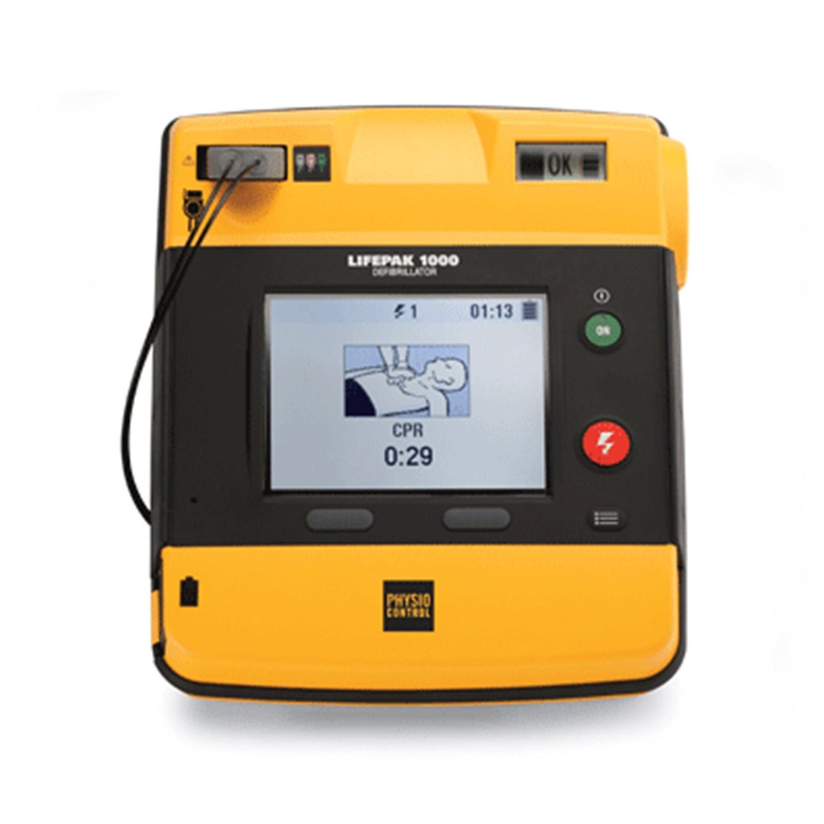 Physio-Control LIFEPAK 1000 Defibrillator Graphical Display | The CPR Girl