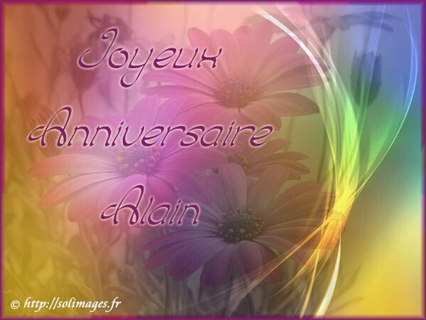 Alain-2 / Alain / Anniversaire-prénoms / Cartes virtuelles | solimages