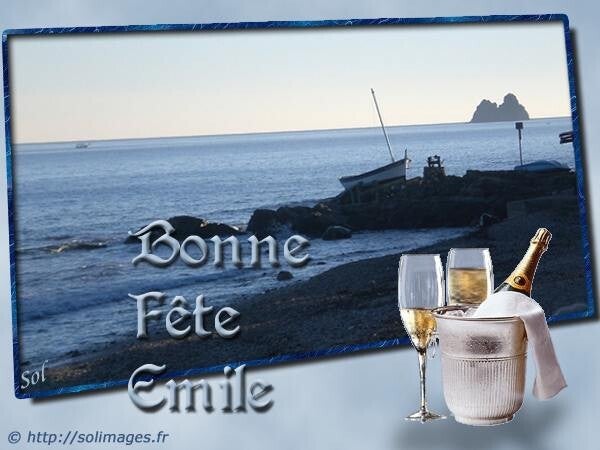Emile-2 / Emile / Bonne fete prenoms / Cartes virtuelles | solimages
