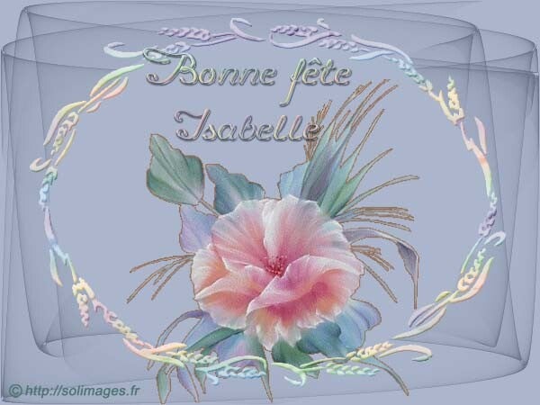 Isabelle-4 / Isabelle / Bonne fete prenoms / Cartes virtuelles | solimages