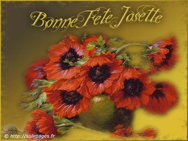 Josette / Bonne fete prenoms / Cartes virtuelles | solimages