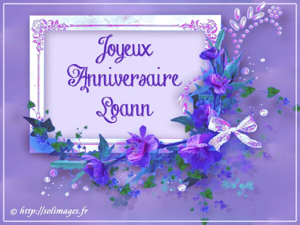 Loann-4 / Loann / Anniversaire-prénoms / Cartes virtuelles | solimages