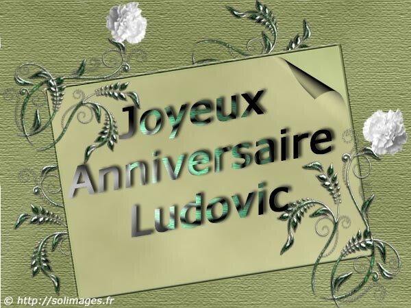 Ludovic-1 / Ludovic / Anniversaire-prénoms / Cartes virtuelles | solimages