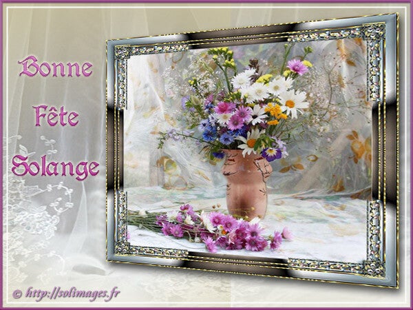 Solange-4 / Solange / Bonne fete prenoms / Cartes virtuelles | solimages