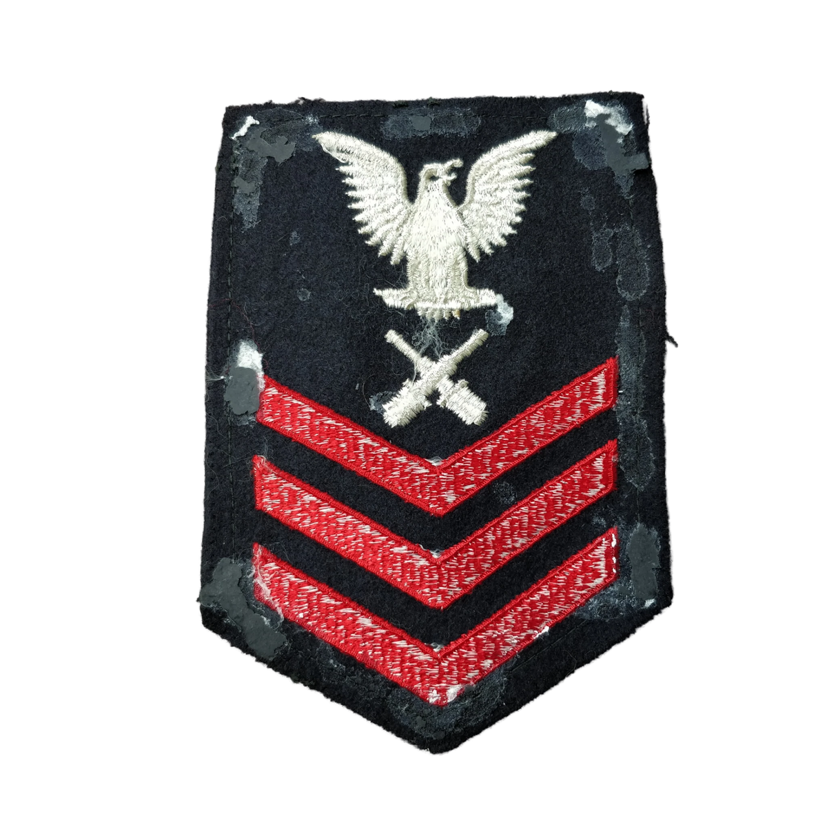 WWII US Navy Petty Officer 1st Class Gunner's Mate Rank Patch | Clercq ...