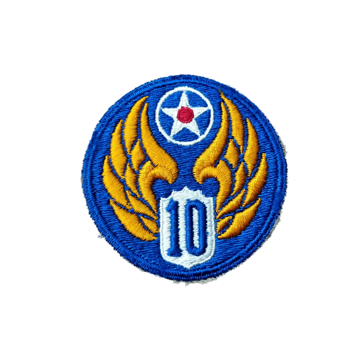 WWII USAAF 10th Air Force Patch | Clercq Militaria