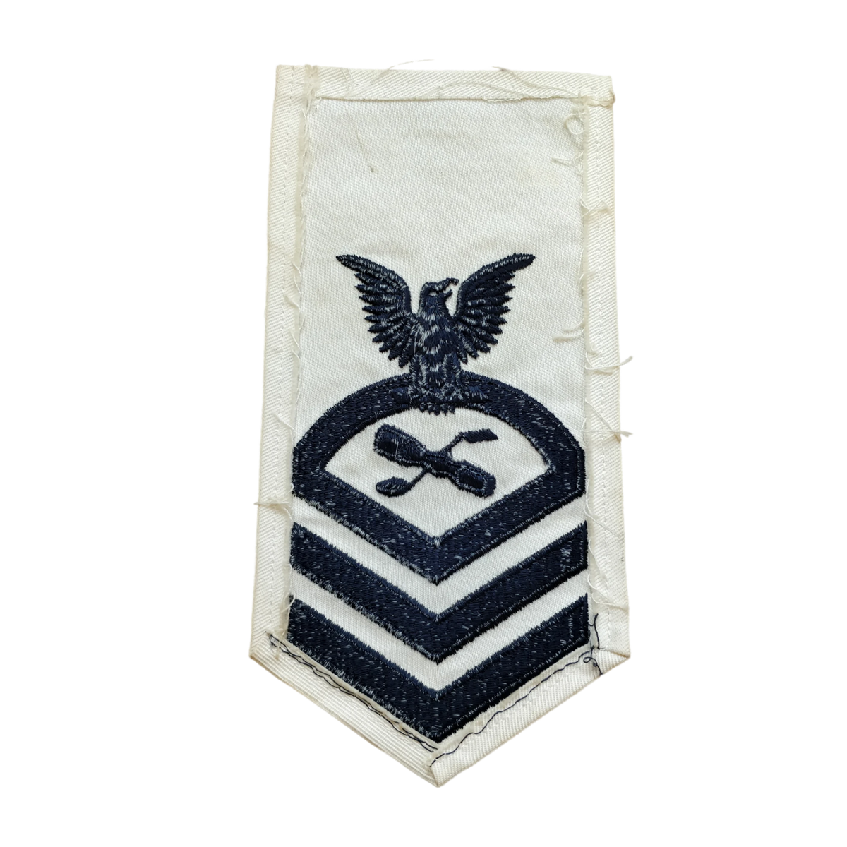 WWII US Navy Chief Petty Officer Molder Rank Patch | Clercq Militaria