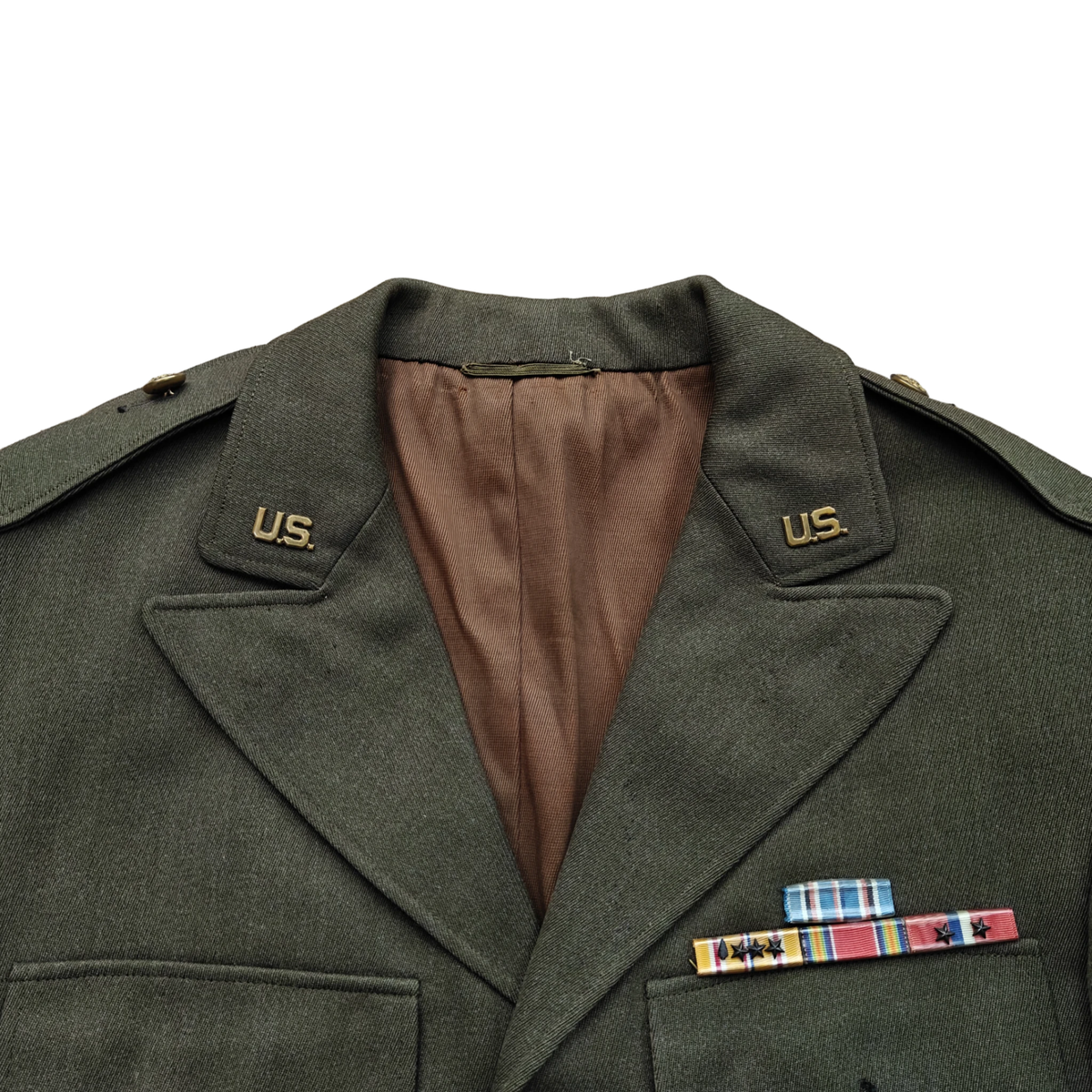 WWII US Officers Class A Jacket 40th Infantry Division | Clercq Militaria