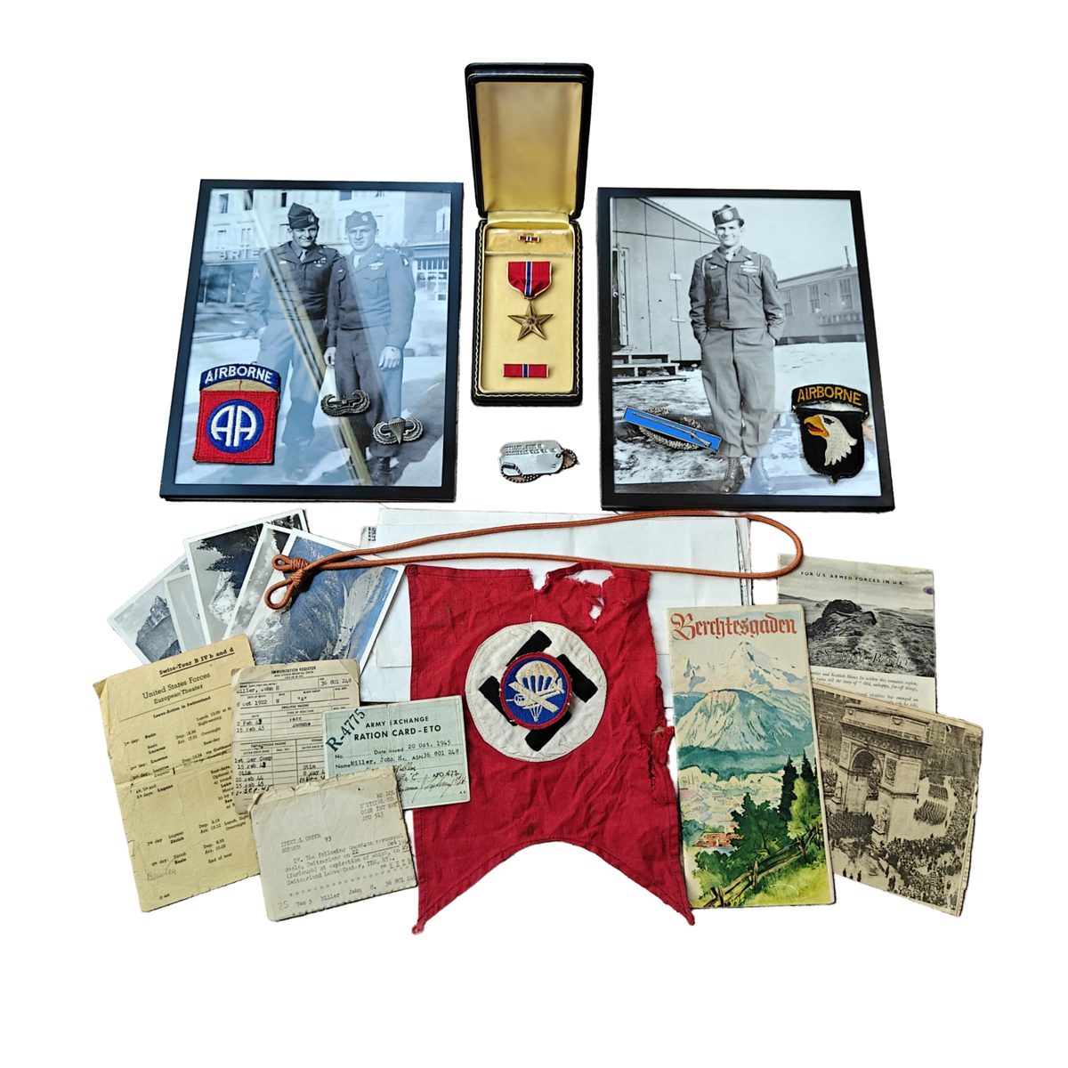 WWII US 101st Airborne Division 327th Glider Regiment Grouping | Clercq ...