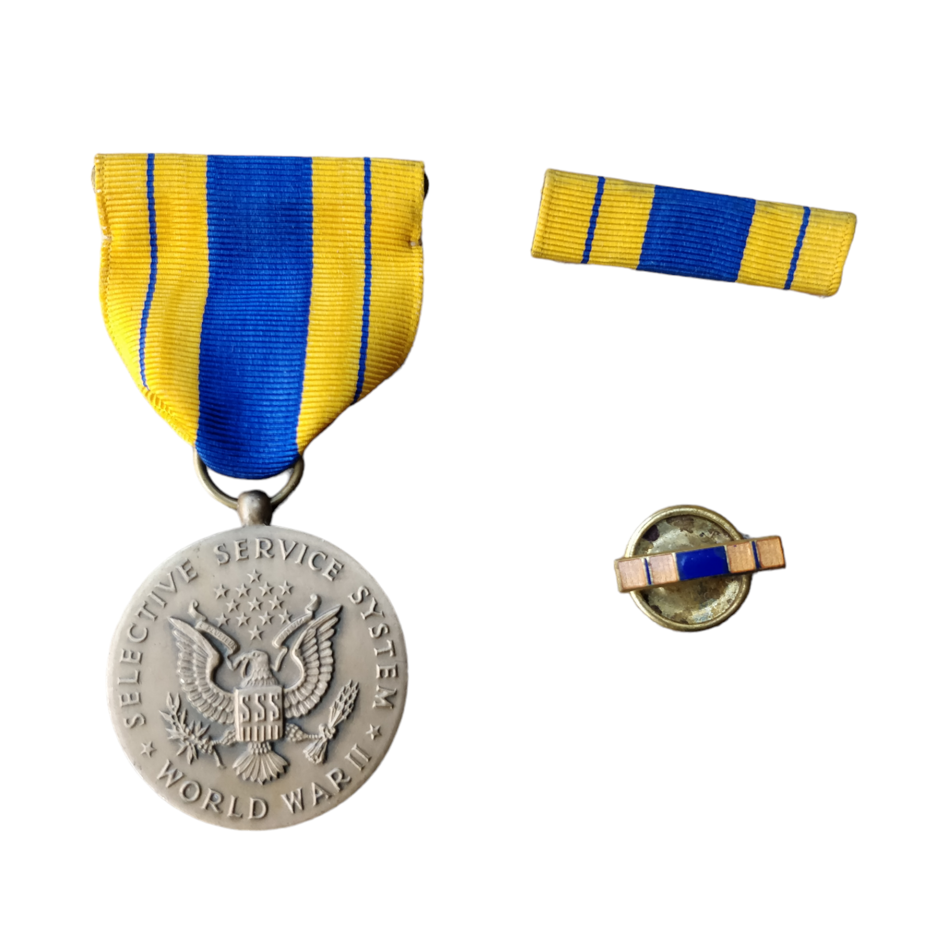 WWII US Selective Service Medal With Box | Clercq Militaria