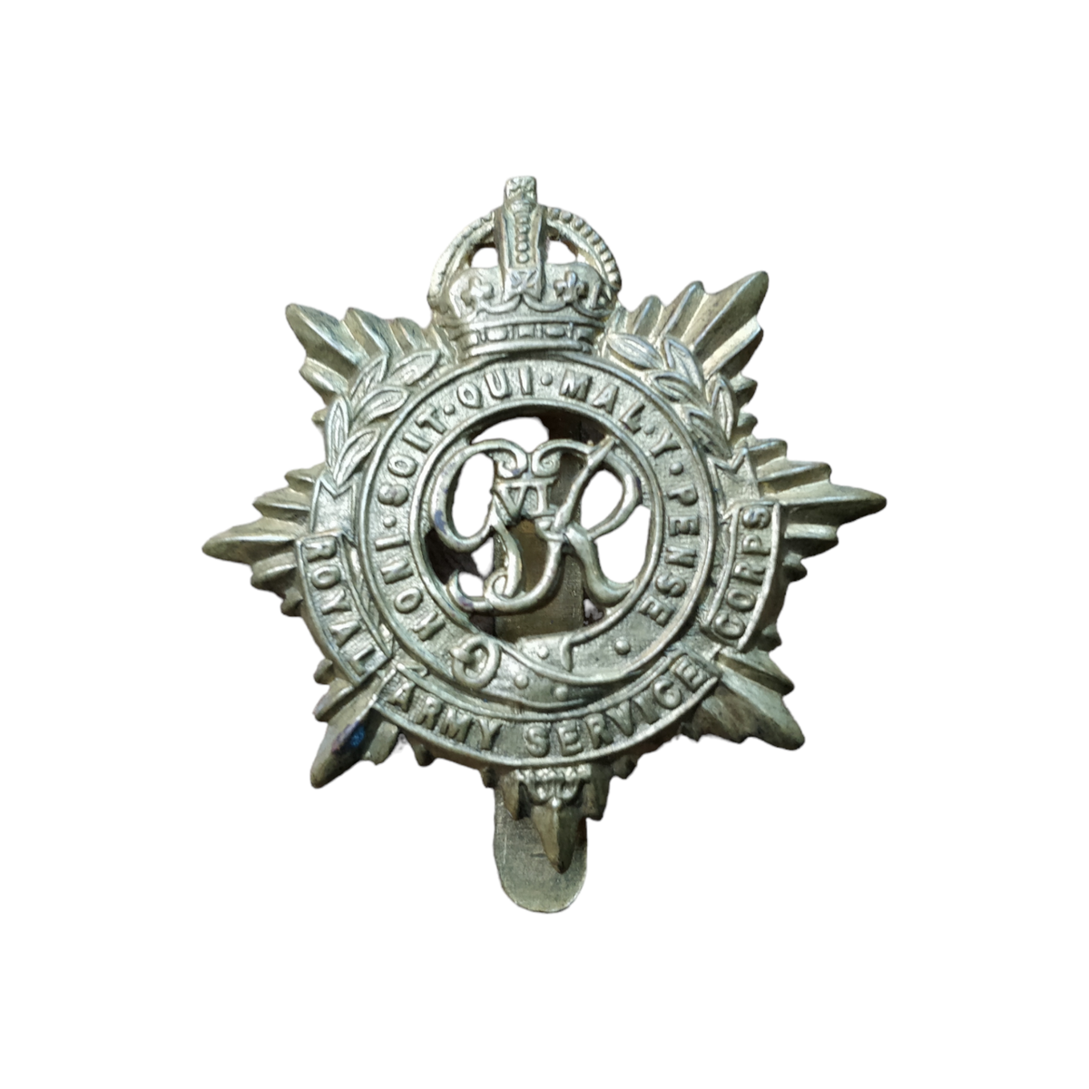 WWII British Royal Cap Badge | Clercq Militaria