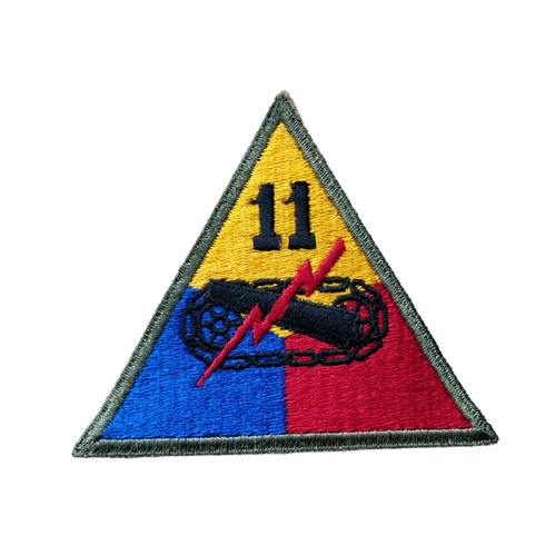 WWII US 11th armored division patch | Clercq Militaria