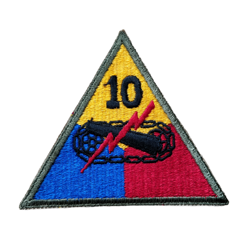 WWII US 10th armored division patch | Clercq Militaria