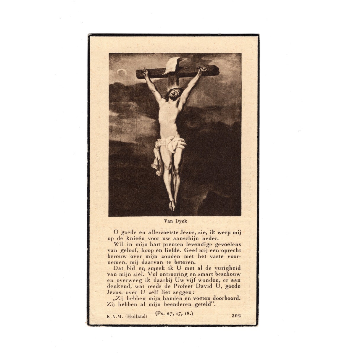 WWII Dutch Civil Death Card Enschede | Clercq Militaria