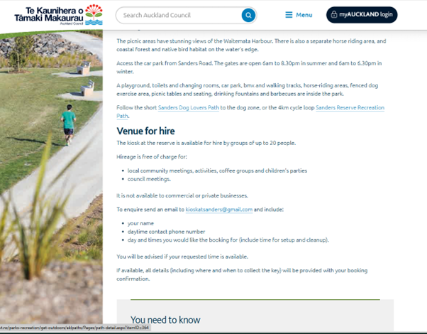 Activities at the Reserve / Sanders Reserve | Sustainable Paremoremo