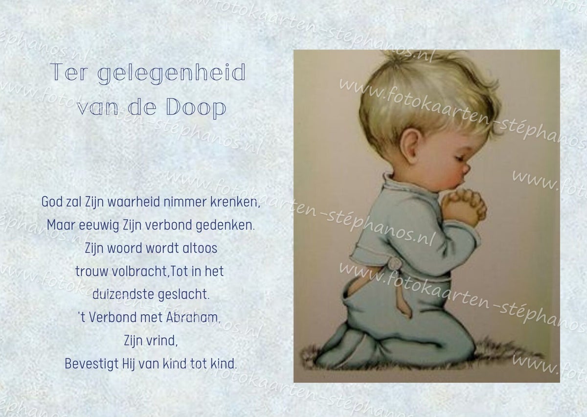 Geboorte - Dopen 02 | Fotokaarten-stephanos.nl