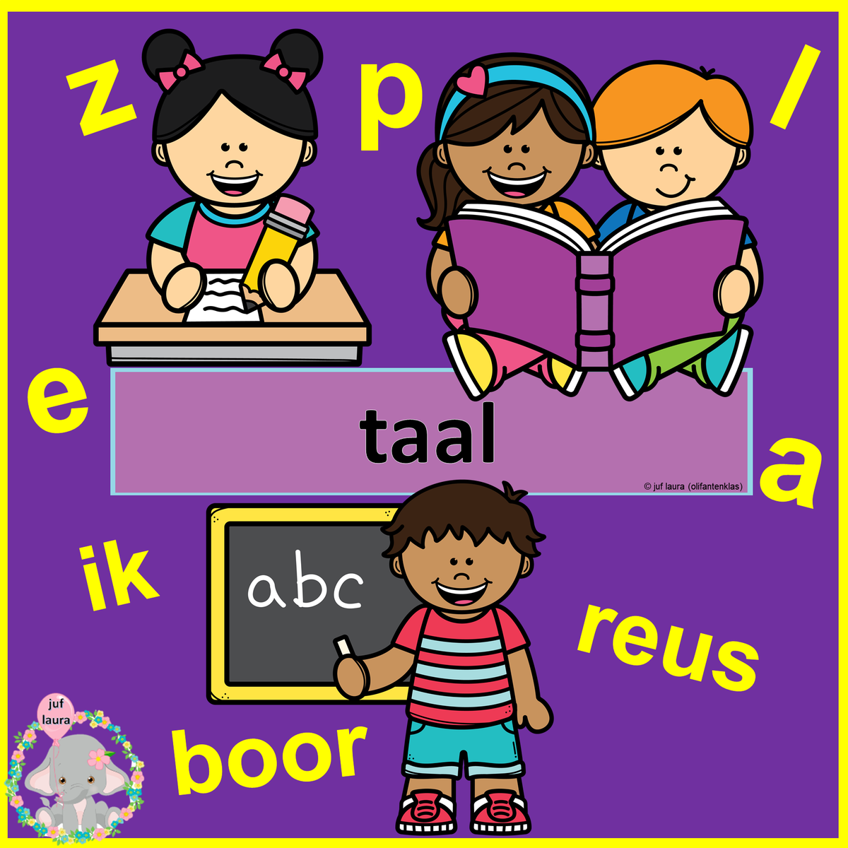 Taal | Juf Laura (olifantenklas)