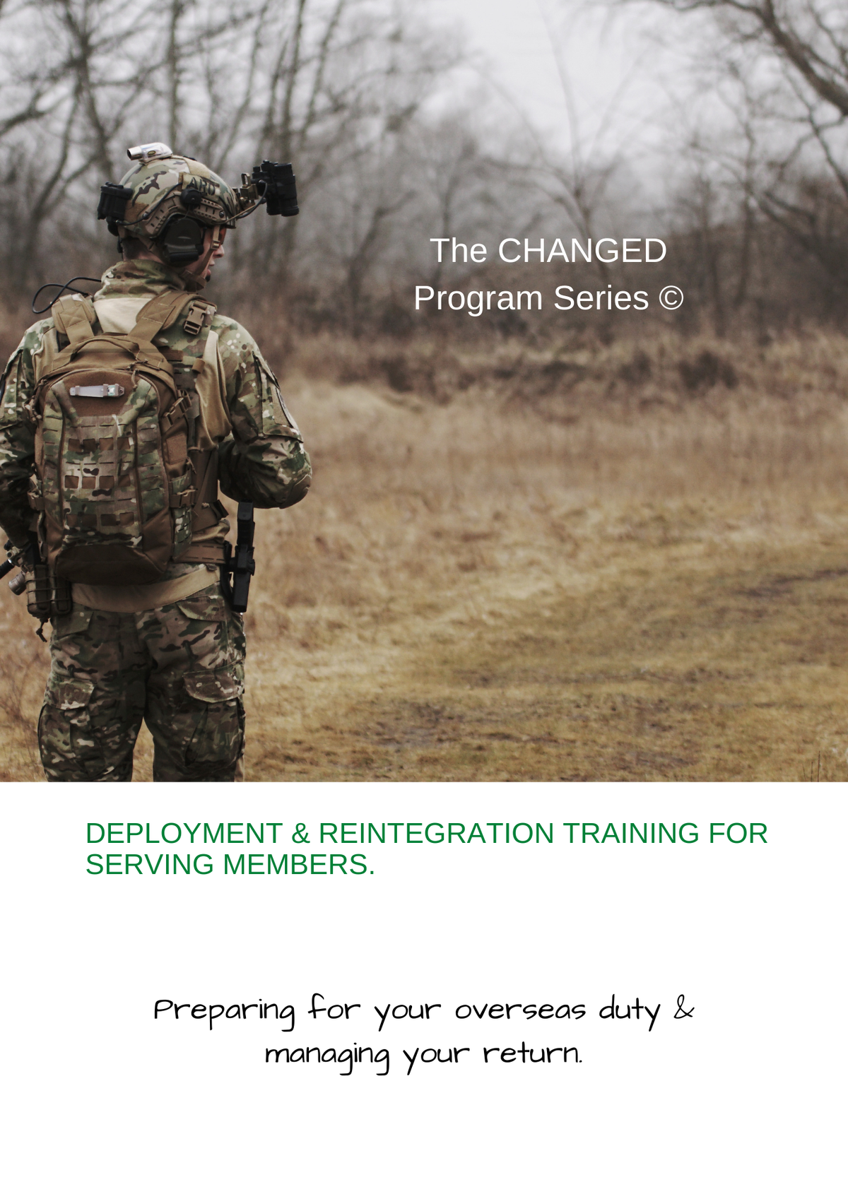 The CHANGED Program: Deployment and Reintegration Training for Service ...