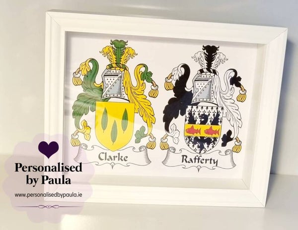 Family Crest Frame | Personalised By Paula