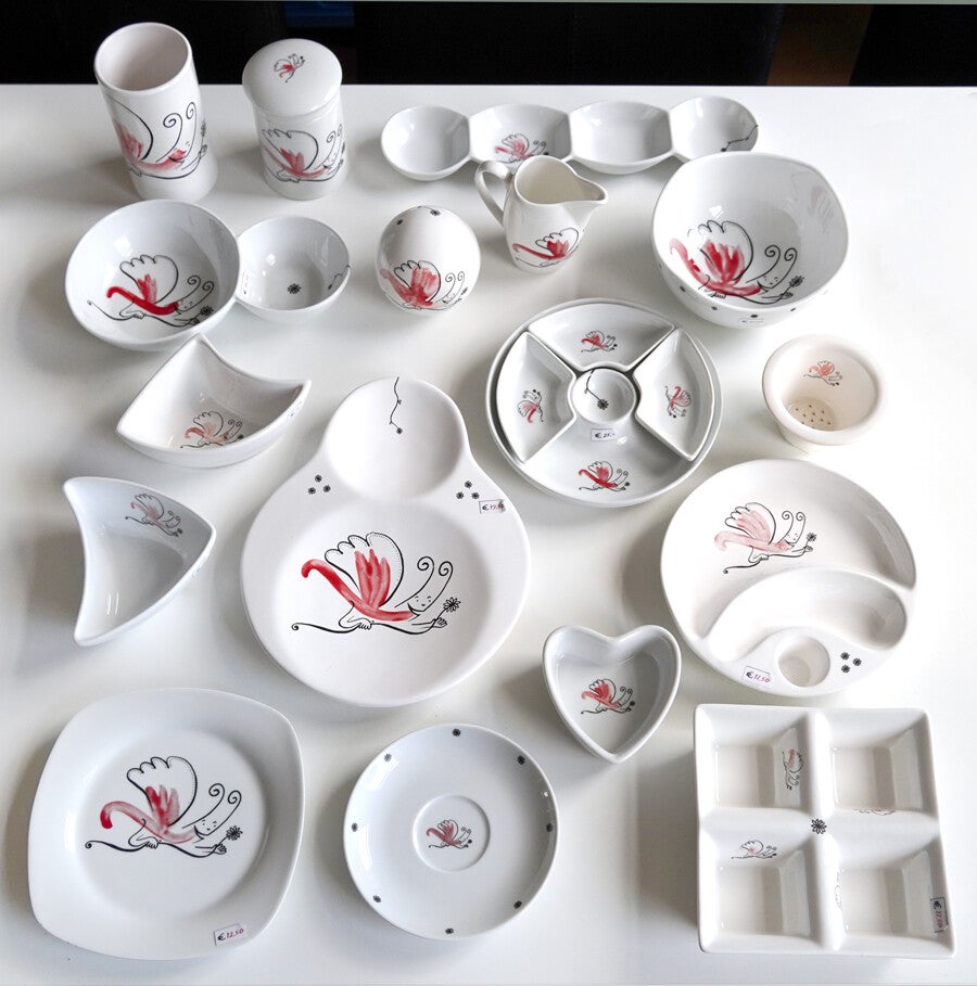 Servies met Vlekkendingen