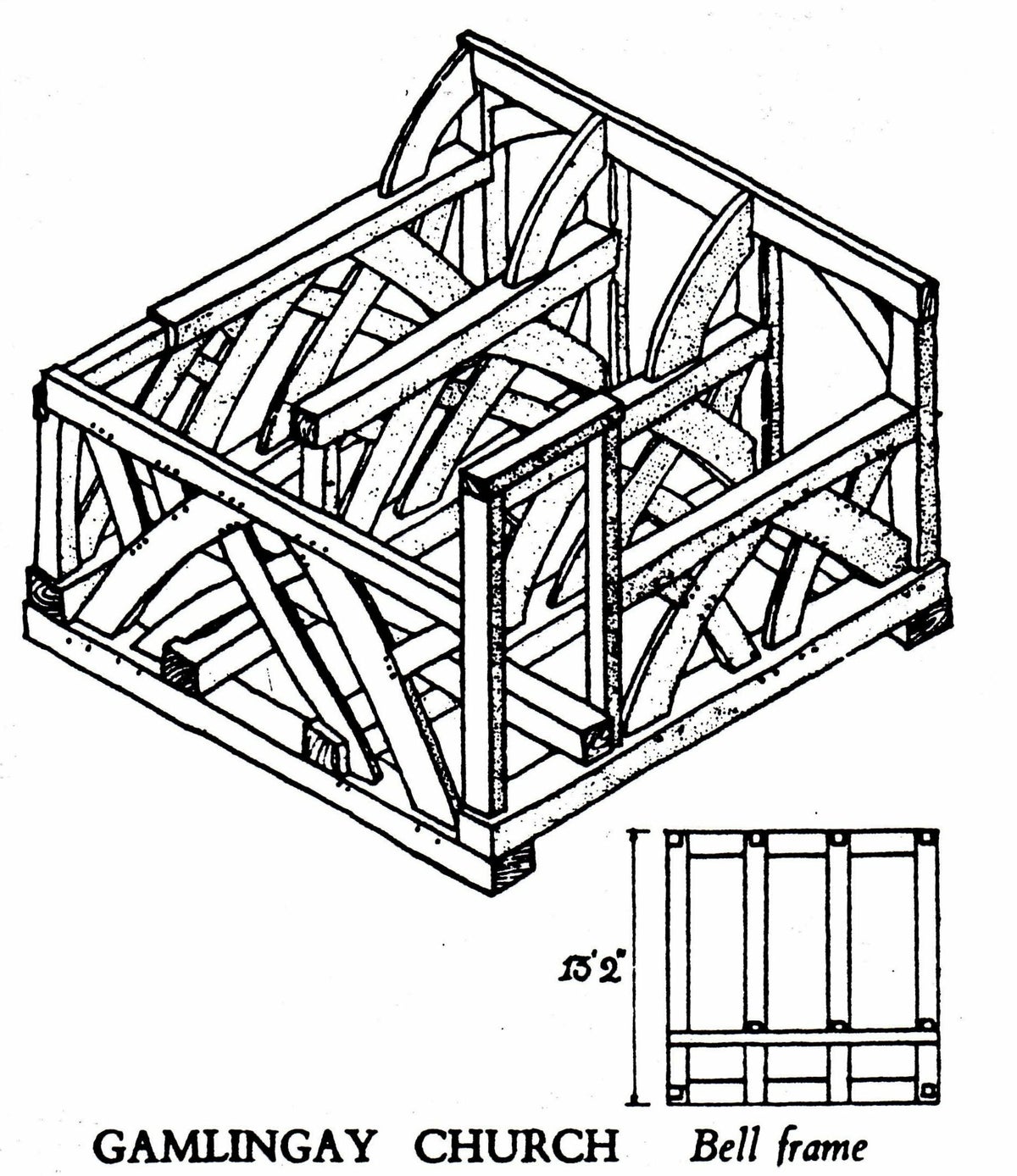 Our Old Bell Frame | Gamlingay Bell Ringers