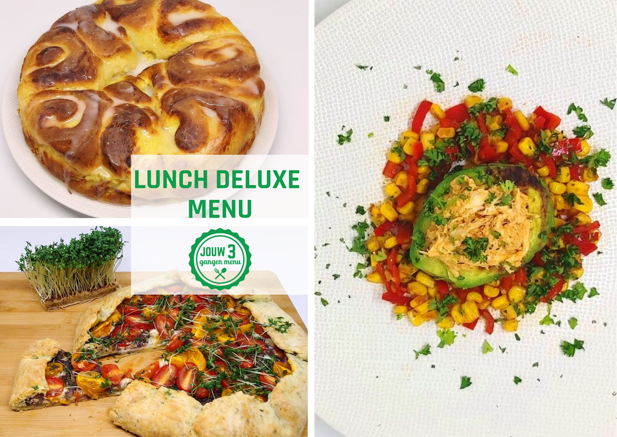 Lunch Deluxe menu / 3 gangen menu's | Jouw 3 gangen menu