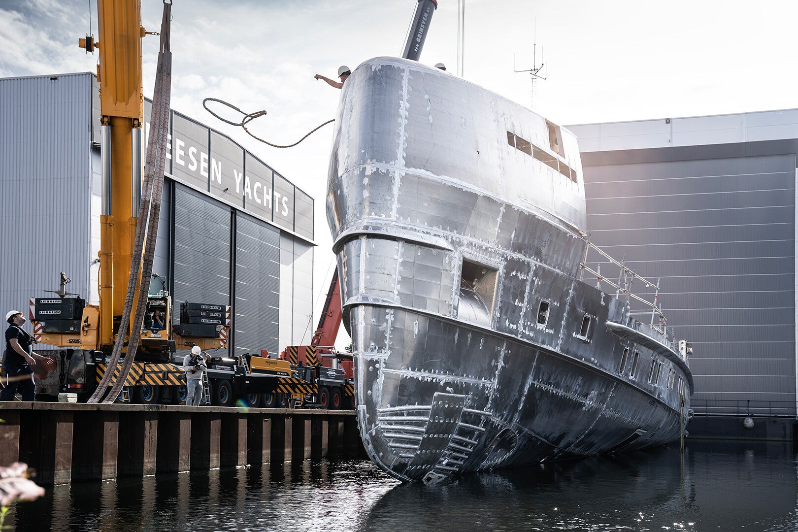 AT THE SHIPYARD