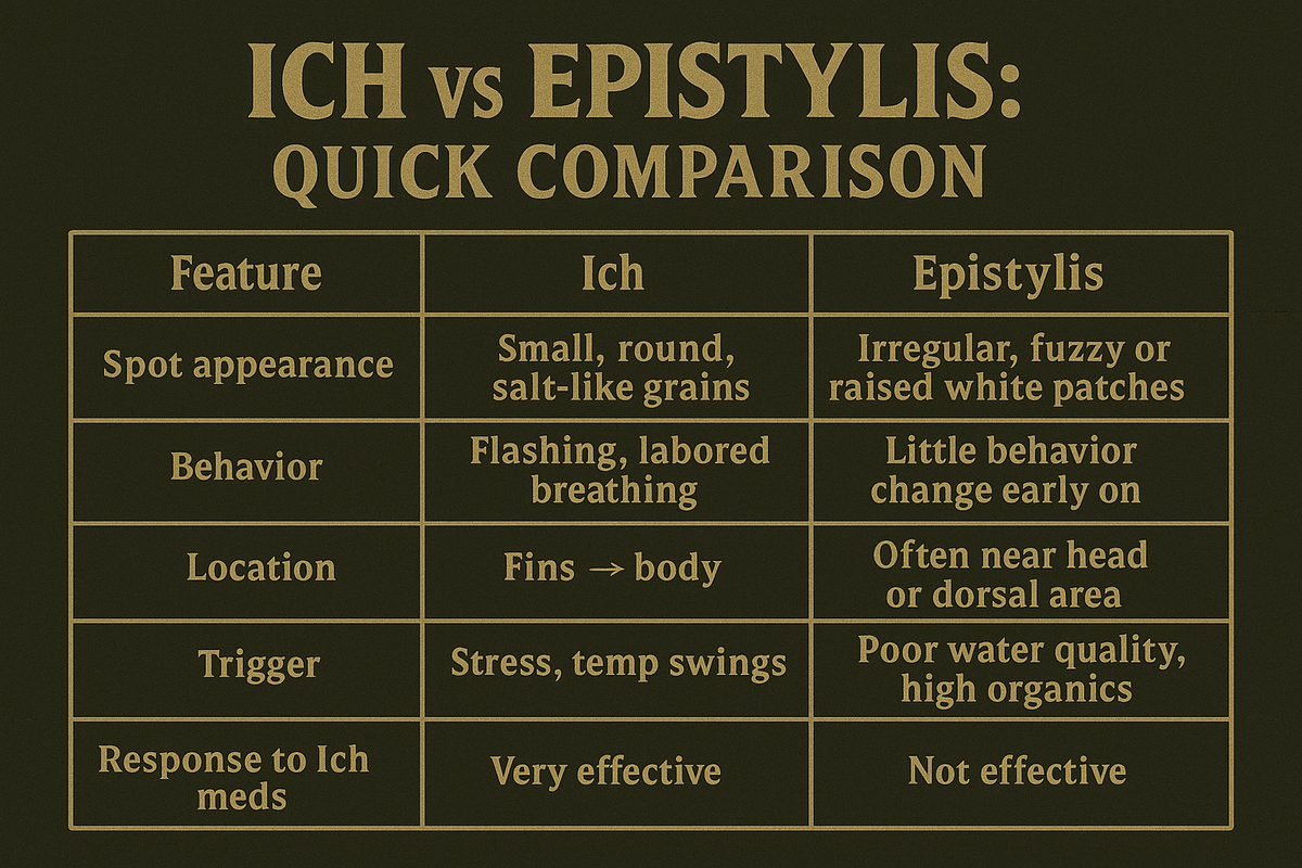 Ich vs. Epistylis in Guppies: How to Tell the Difference and Treat ...