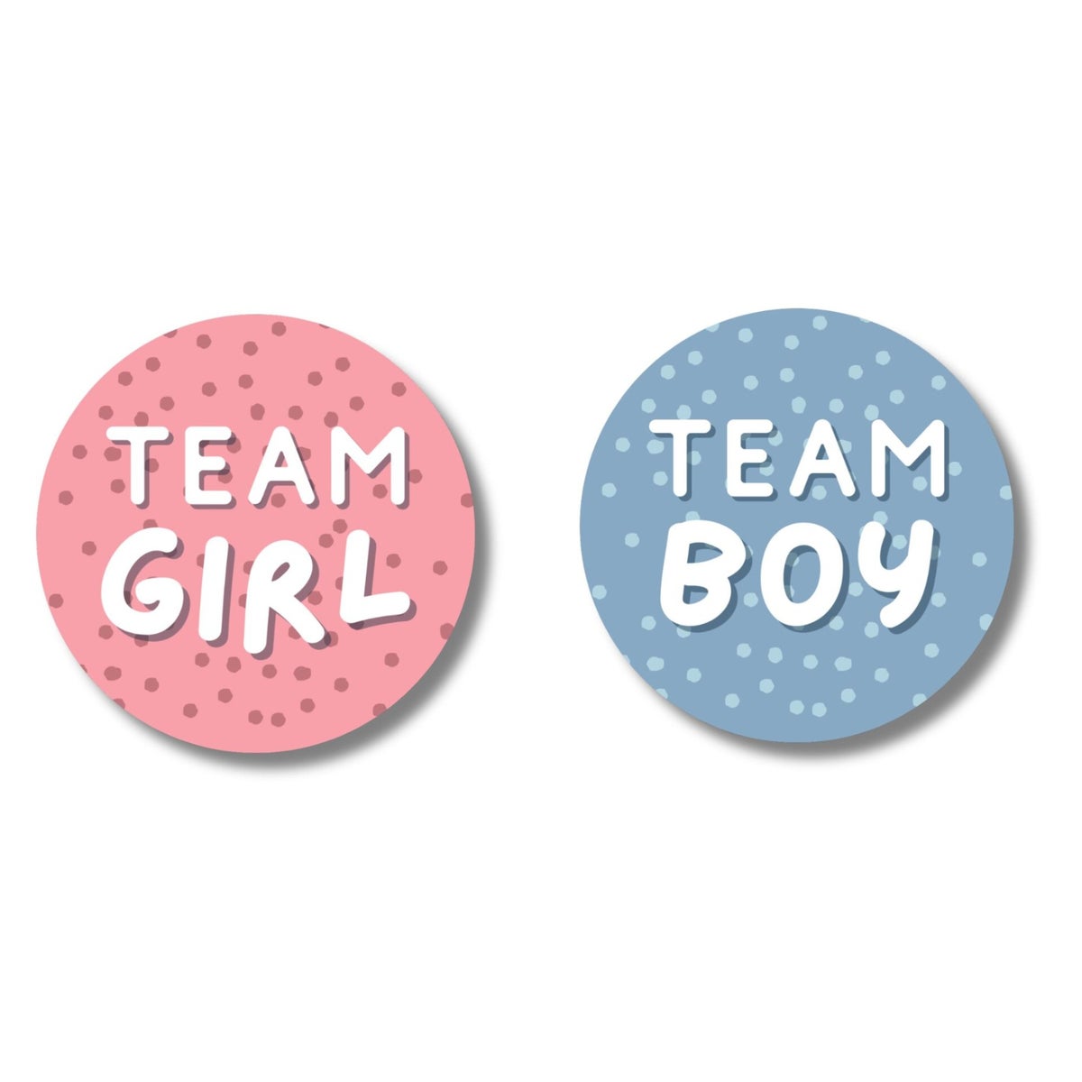 Stickers | Team Girl | Team Boy | Dots | 20 stuks | Memories Are ...