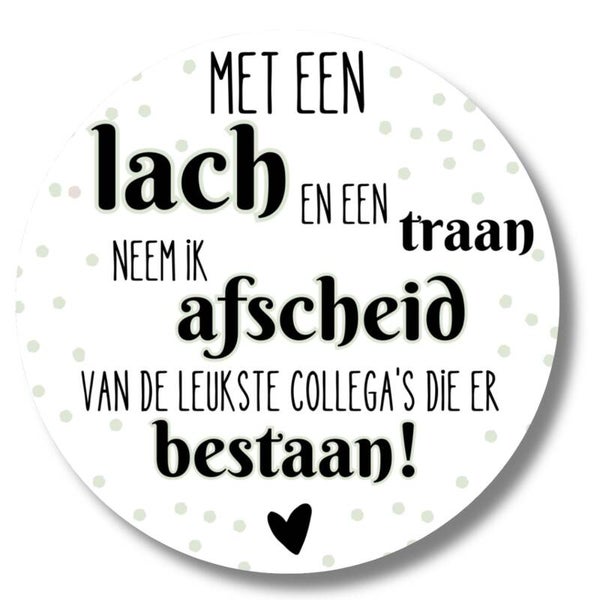 Stickers | Afscheid leukste collega's... | 20 Stuks | Memories Are Timeless I M.A.T.