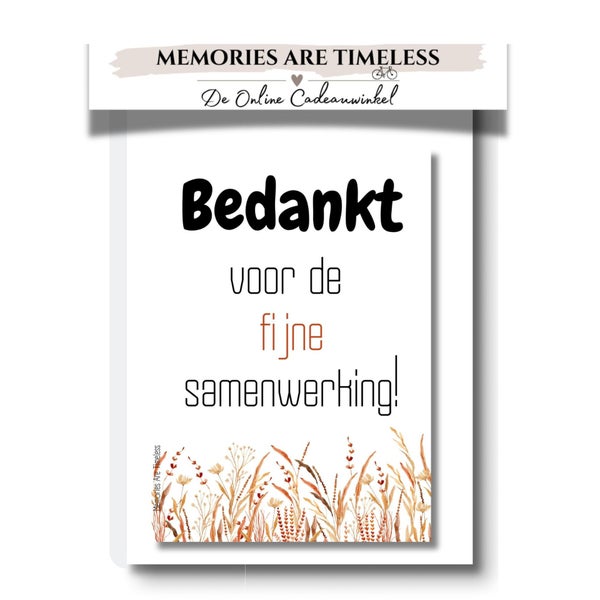 Bedank Etiket Wijn – Voor Collega’s, Teamleden of Relaties