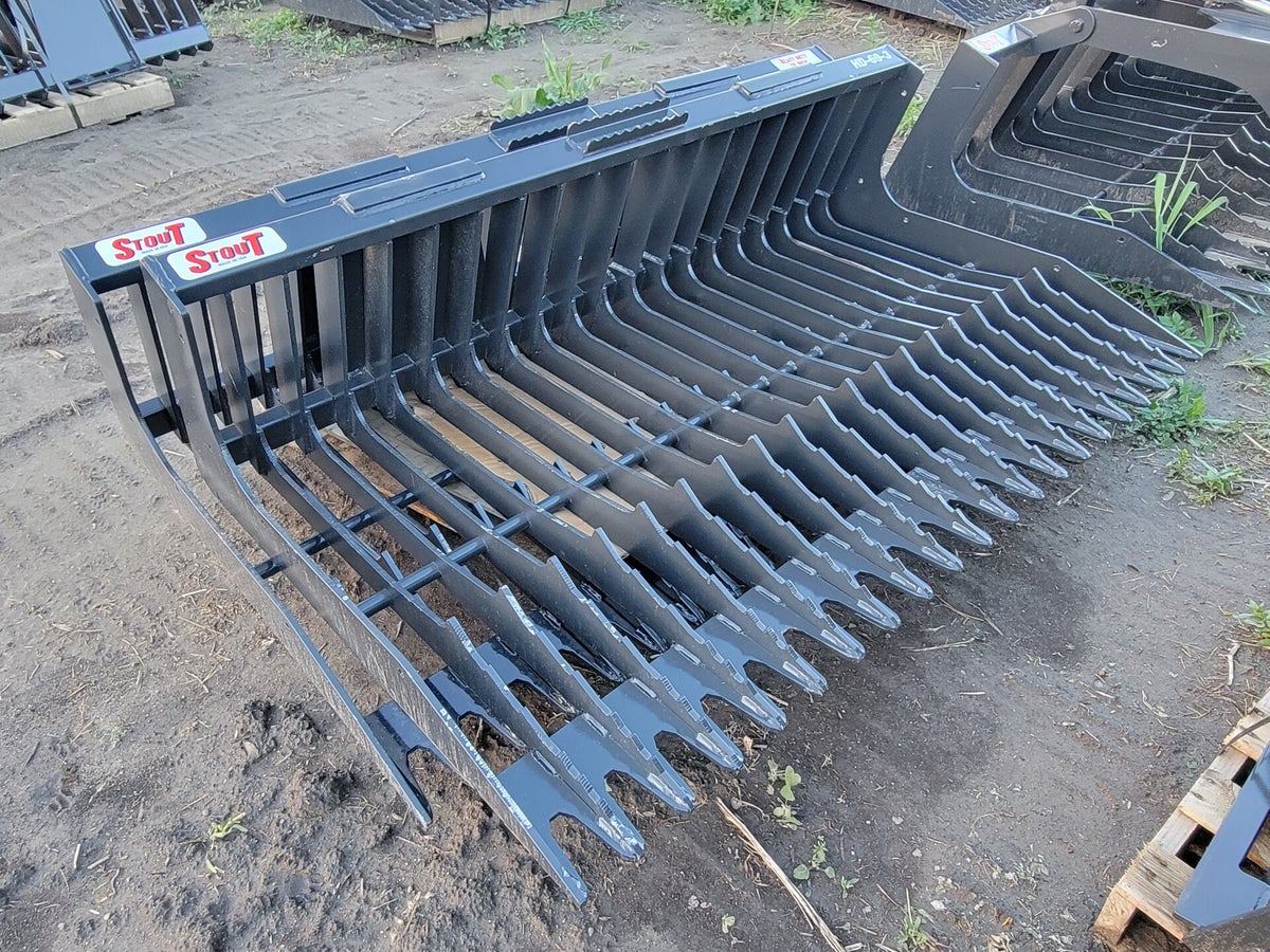 Stout rock buckets 72" | Moore Attachments
