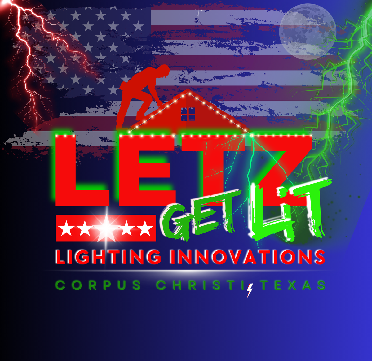 About Letz Get Lit Professional Christmas Light Installers