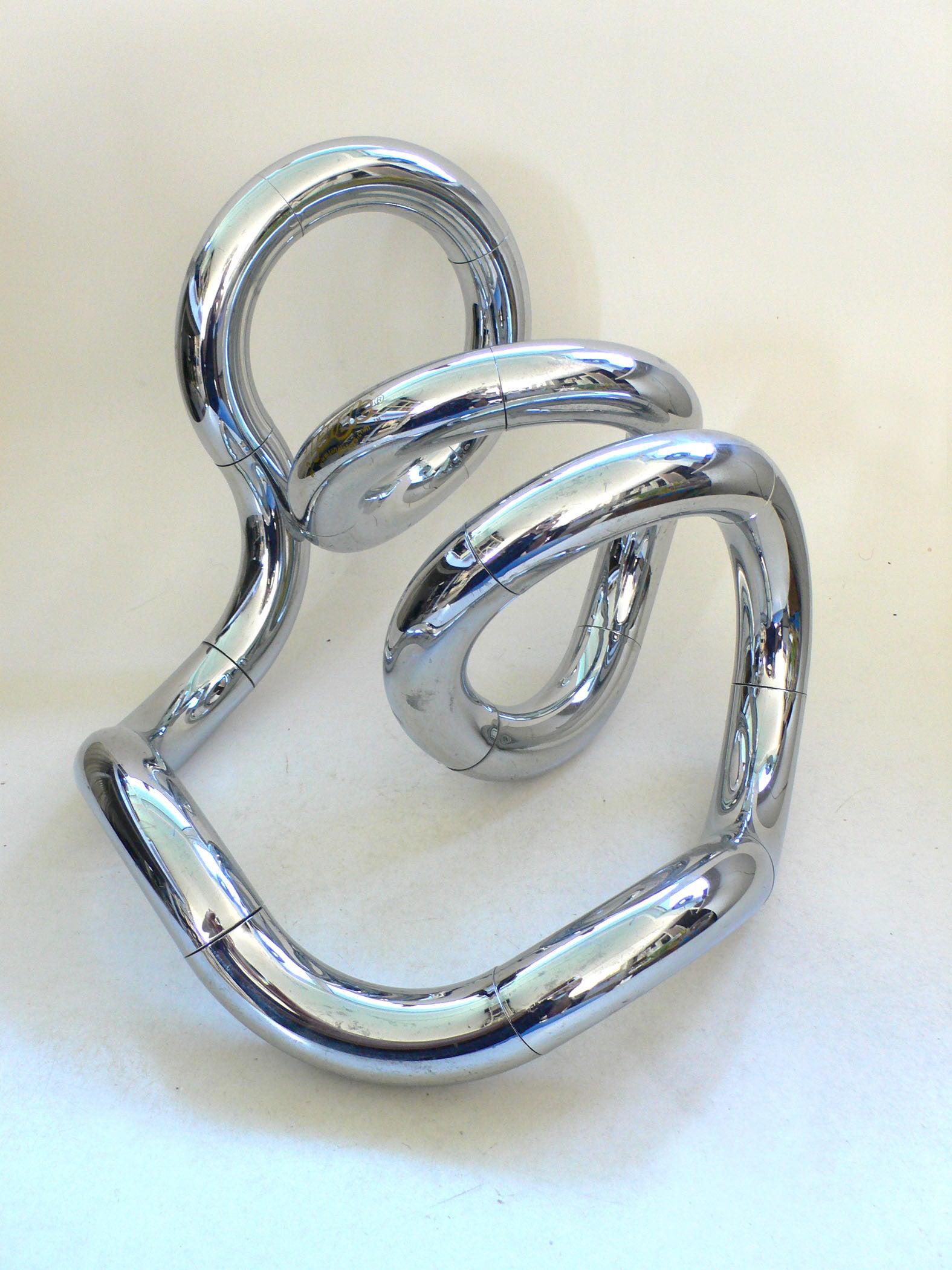 1981 Museum Chrome Tangle Art Transformable Sculpture