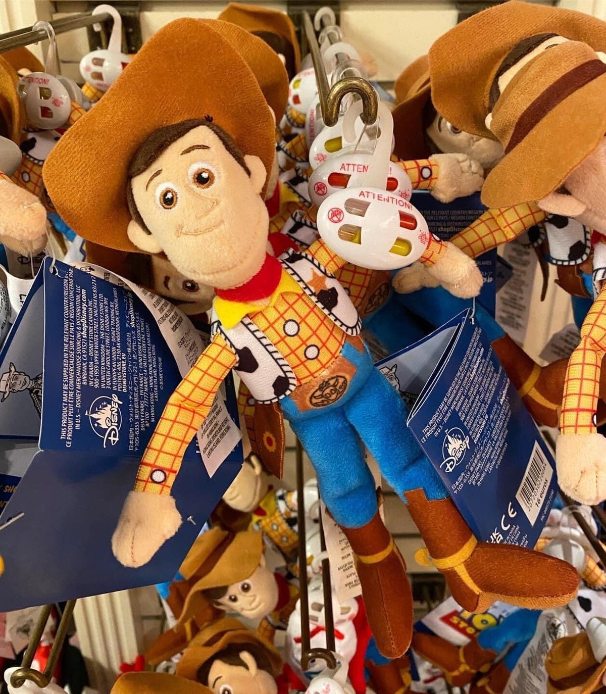 Dlp Disneyland Paris Peluche Aimantee Accroche épaule Woody 💫💫💫