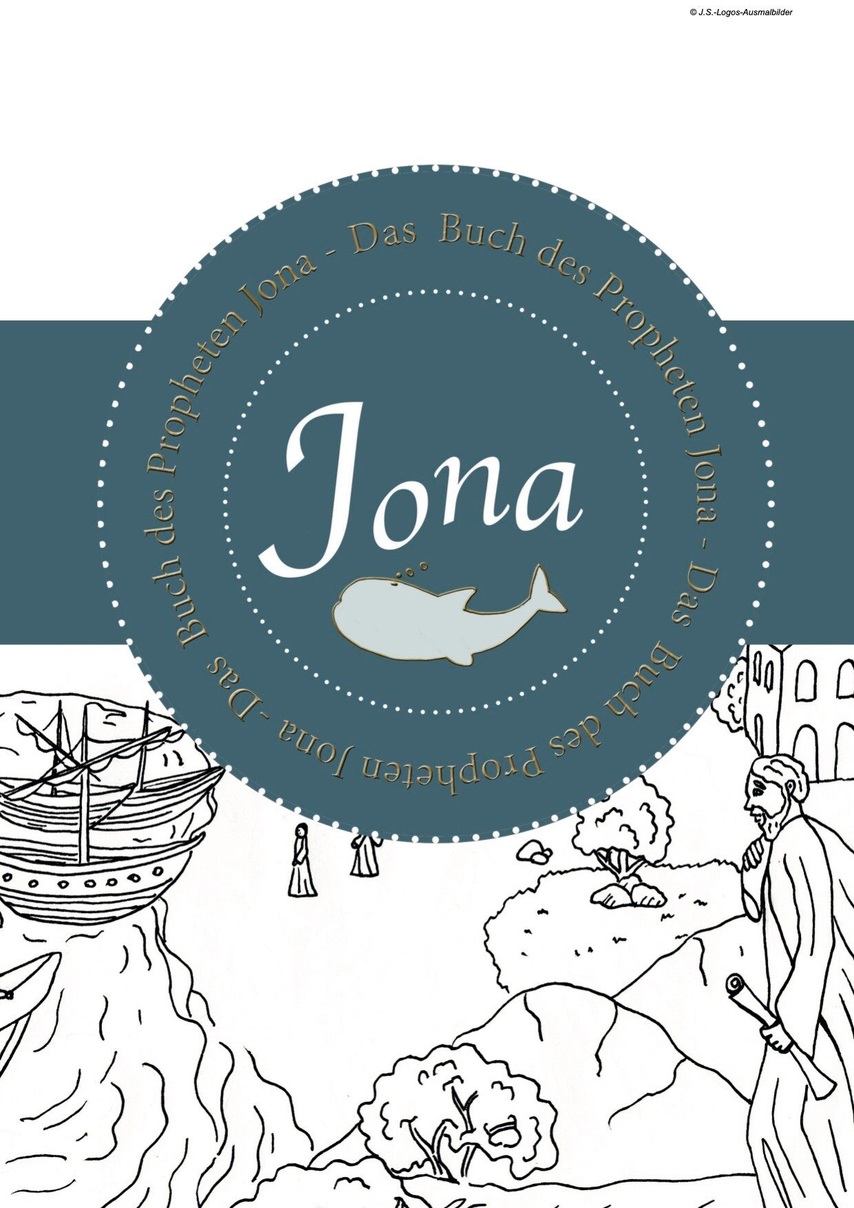 Der Prophet Jona / Ausmalbilder | Logos Ausmalbilder