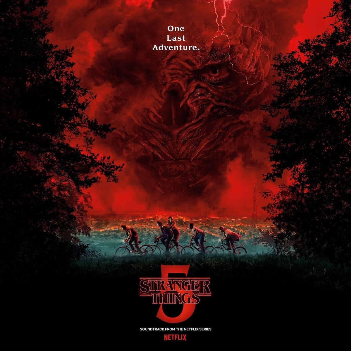 Stranger Things 5 Soundtrack ( Red Vinyl with Smoke Effect )