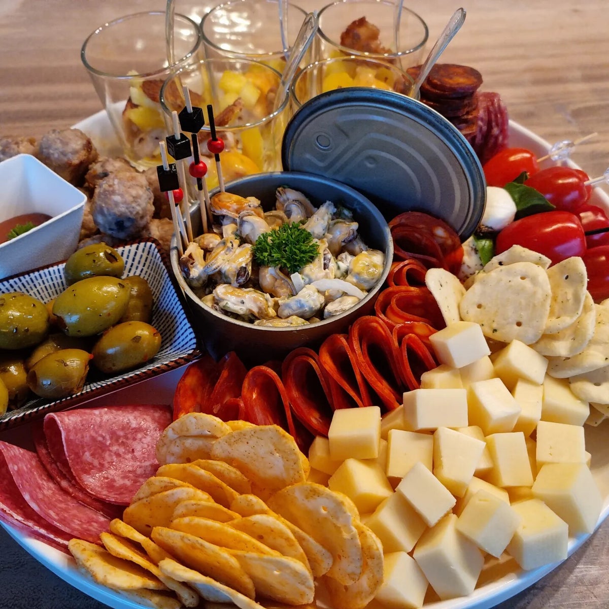 Tapasplank "aperitiefhoorntjes" / Tapasplanken | Apetito