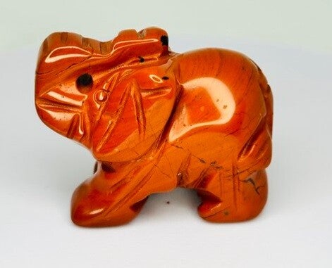 Elephant - Red Jasper | Polly's Crystals
