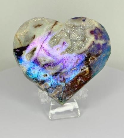 Heart (medium) - Aura Sphalerite | Polly's Crystals