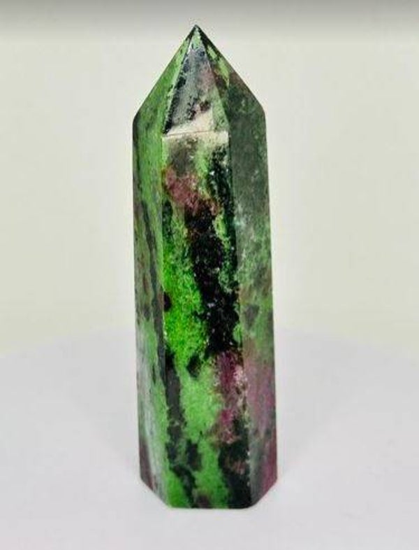 Tower - Ruby in Zoisite | Polly's Crystals