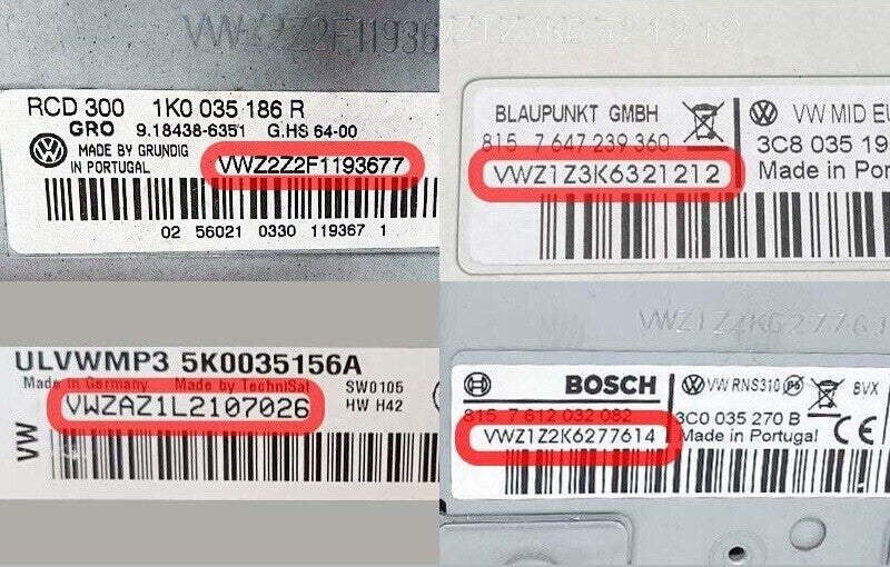 VOLKSWAGEN VW RADIO CODE | Car Radio Codes