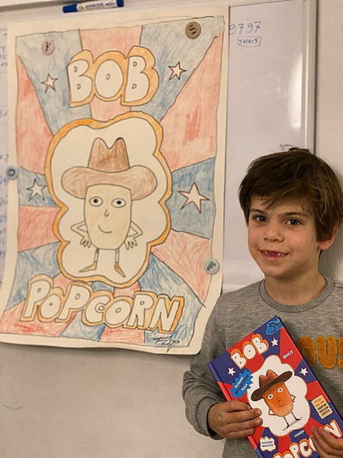 Boekpresentatie / Op school | Bob Popcorn