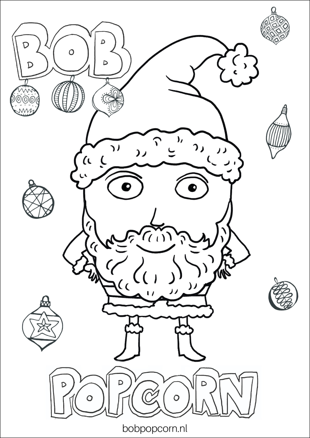 Kerst kleurplaten Bob Popcorn / Nieuws | Bob Popcorn