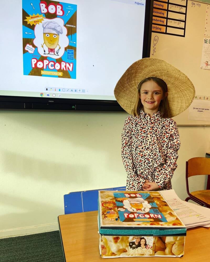 Boekpresentatie / Op school | Bob Popcorn