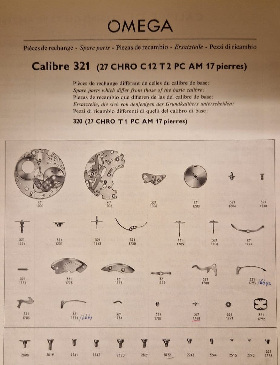 Omega 321 | SpareParts-Watches