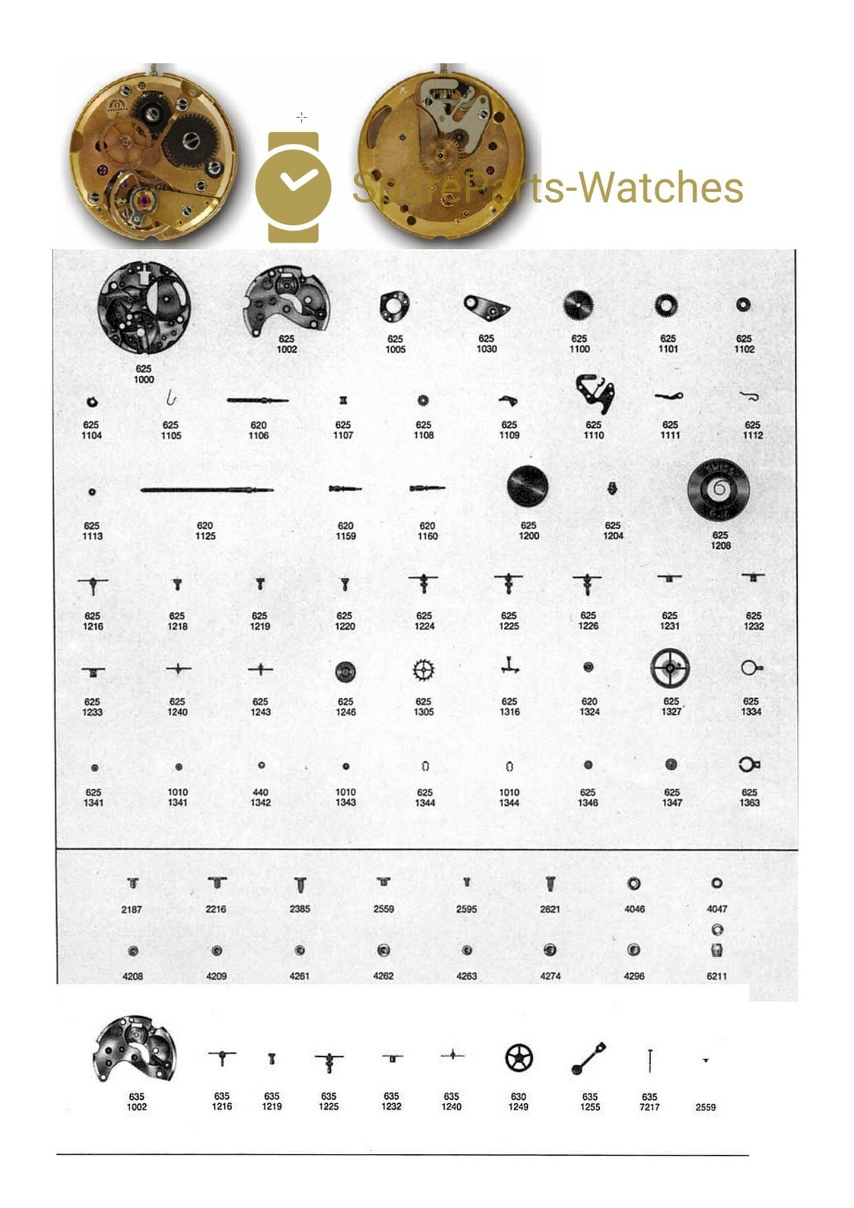 Omega 635 | SpareParts-Watches