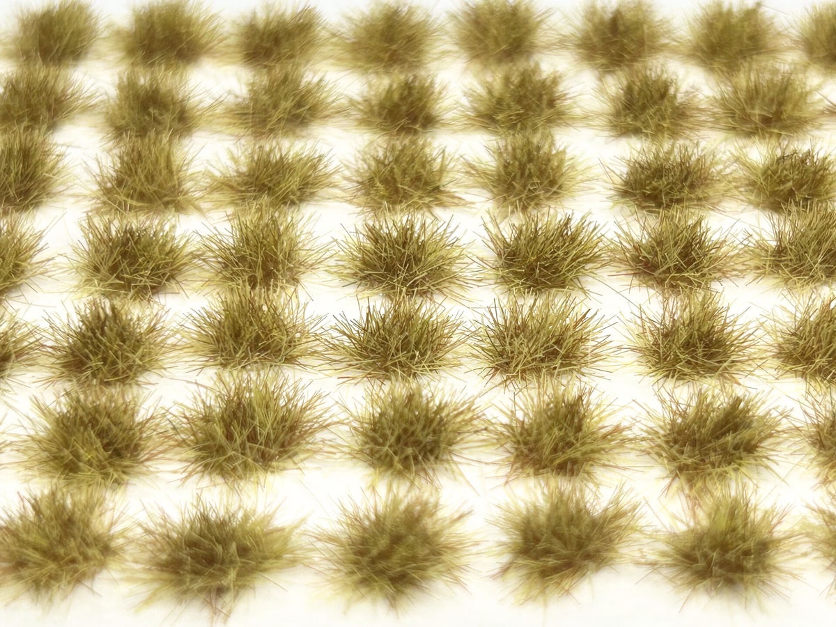 Self Adhesive Grass Tufts - 4mm Arid (Small Spread x 280) | WiP Games ...