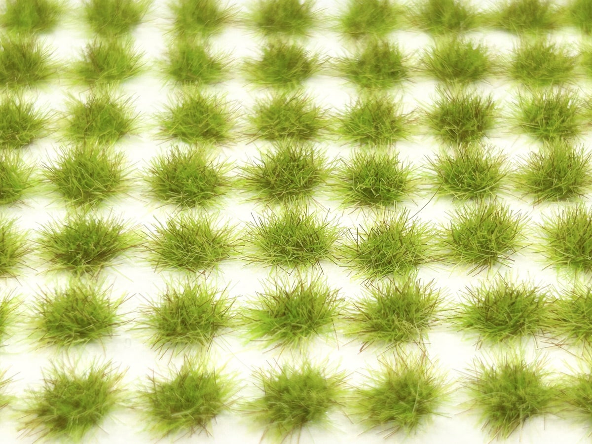Self Adhesive Grass Tufts - 4mm Dry Spring (Small Spread x 70) | WiP ...