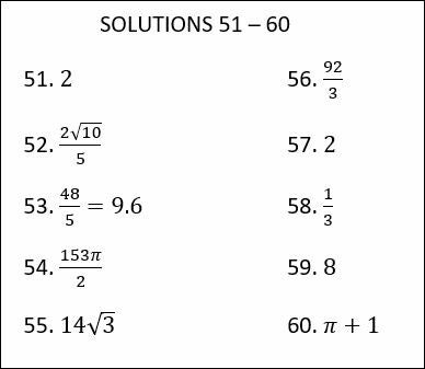 PROBLEMS 51-60 | EUREKA